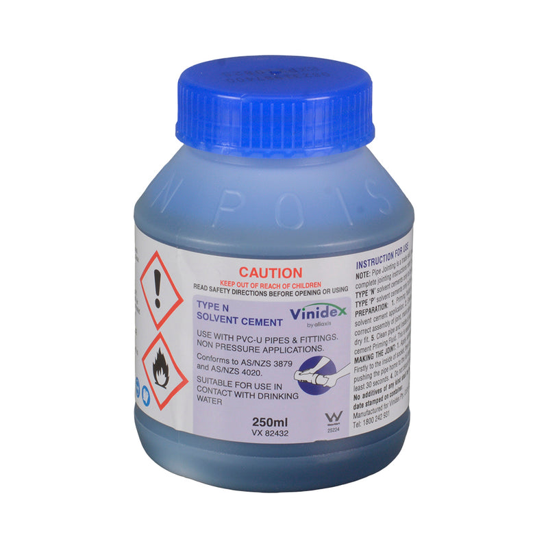 Solvent Cement Rapid Weld Blue Type N 250 ml - Perth Irrigation - Retic ...