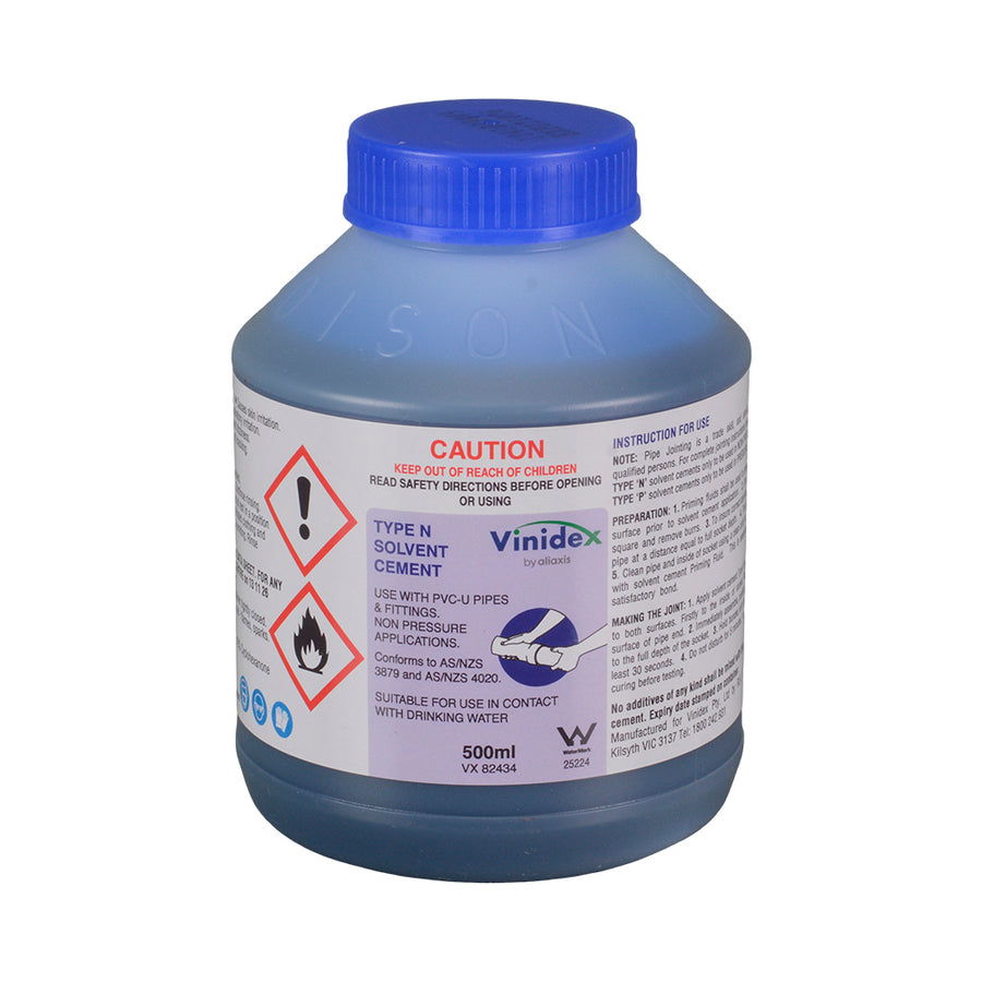 Solvent Cement Rapid Weld Blue Type N 500 ml - Perth Irrigation - Retic ...
